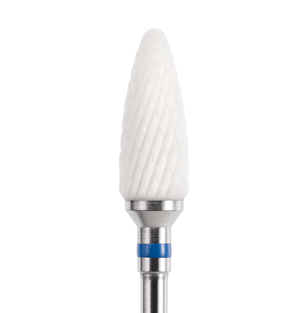 Ceramic Nail Drill Bits BC02, Medium Grit Cone Bit | Brunson